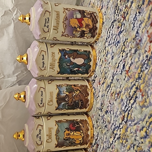 Disney | Kitchen | Walt Disney Spice Jar Collection Lenox 995 All 26 ...